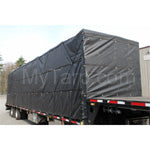 8' Drop Flatbed Trailer Tarps - 8 ft Drop Lumber Tarps 8 ft Tail ...