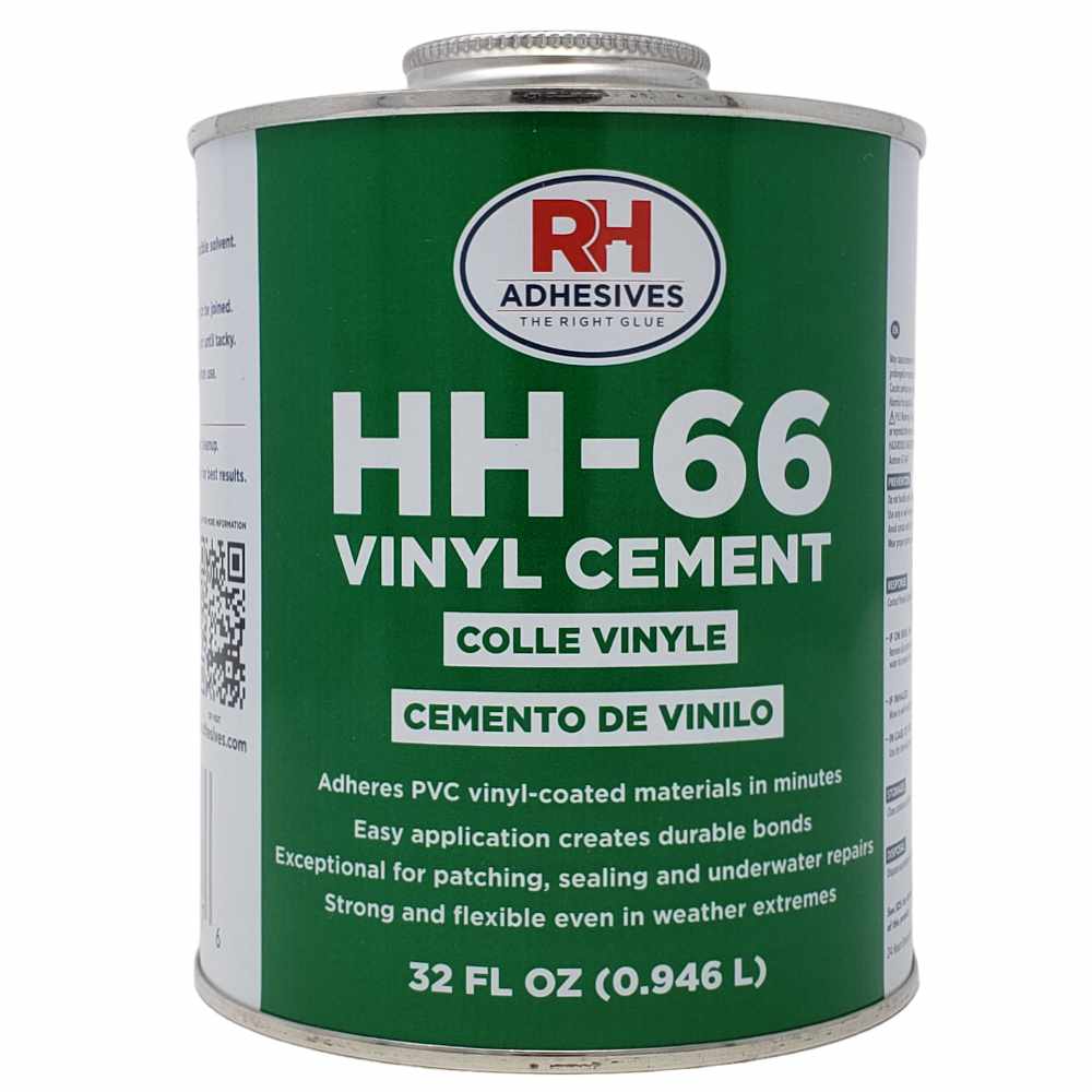 HH 66 PVC Vinyl Cement Glue with Brush 8oz