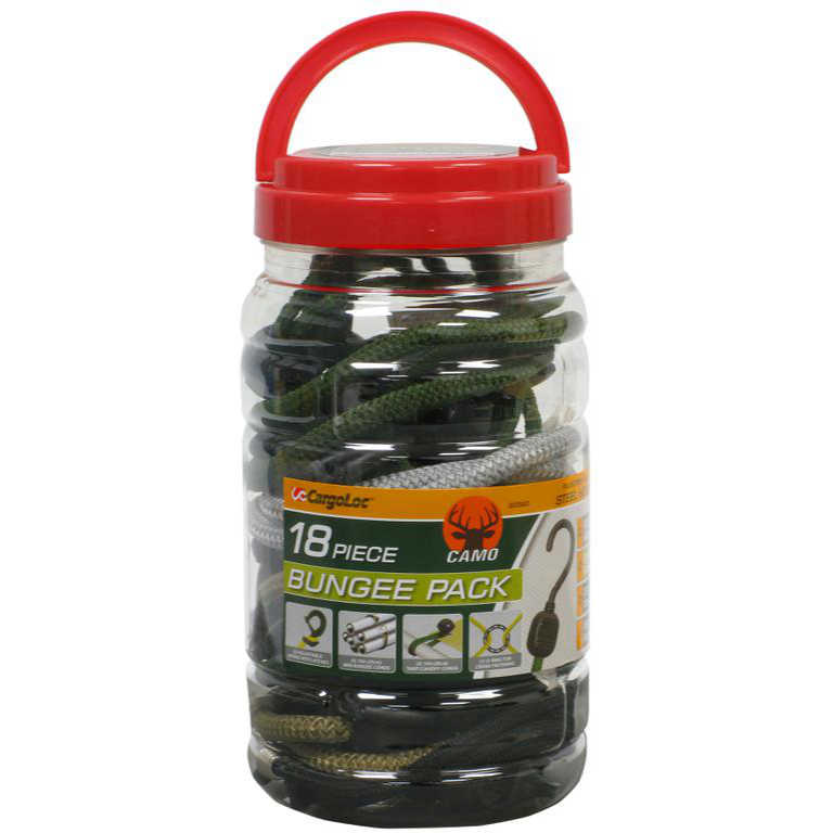 CargoLoc Injection Molded Bungee Pack - Camo - 18-Pack – MyTarp.com